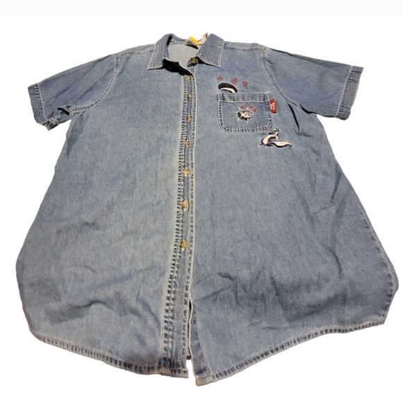 Warner Bros. | Tops | Vintage Warner Bros Womens Looney Tunes Pepe Le ...